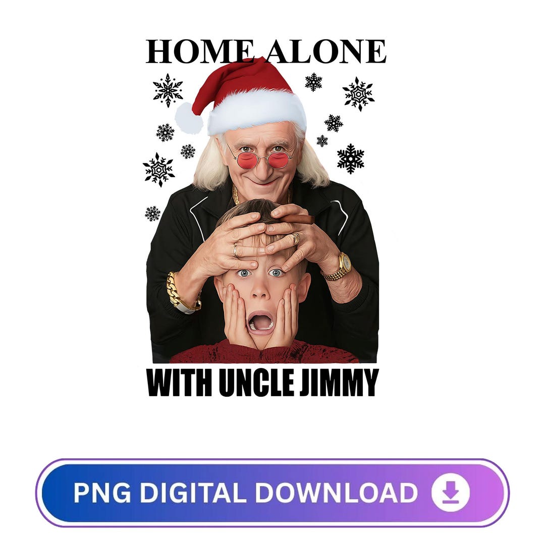 Christmas Home Alone Vintage PNG, Kevin Jimmy Savile Png, Funny ...