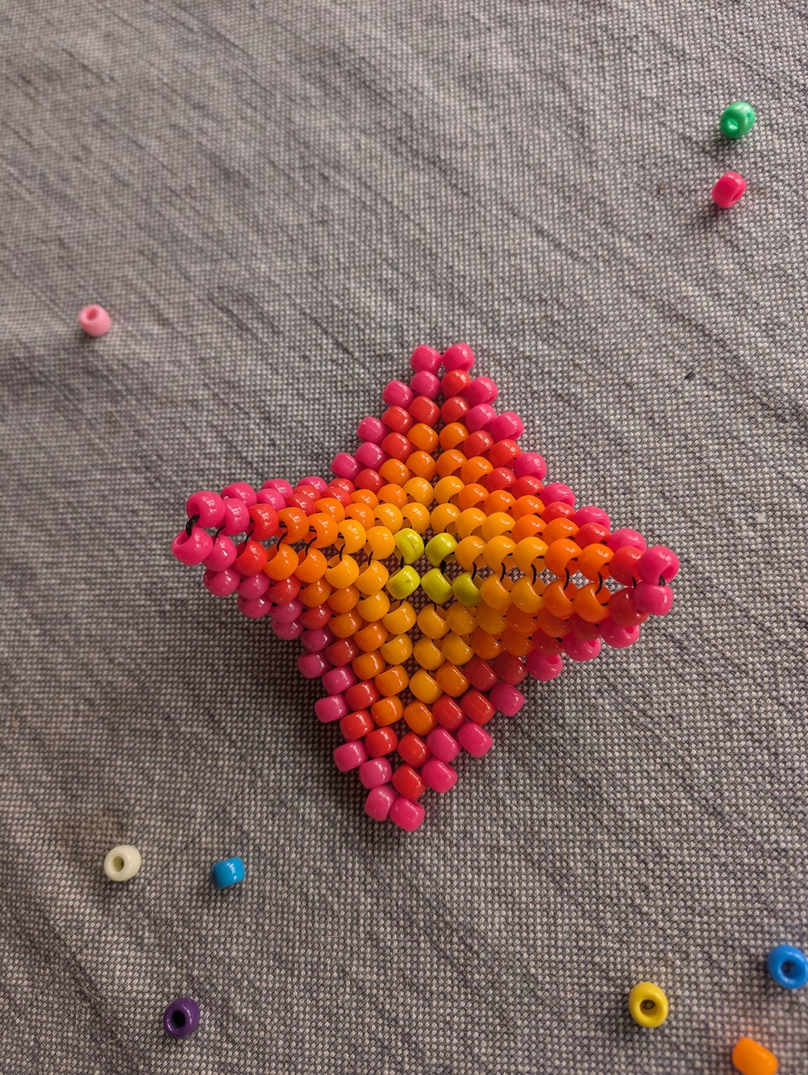Warped Square Beaded Fidget Toy - Etsy