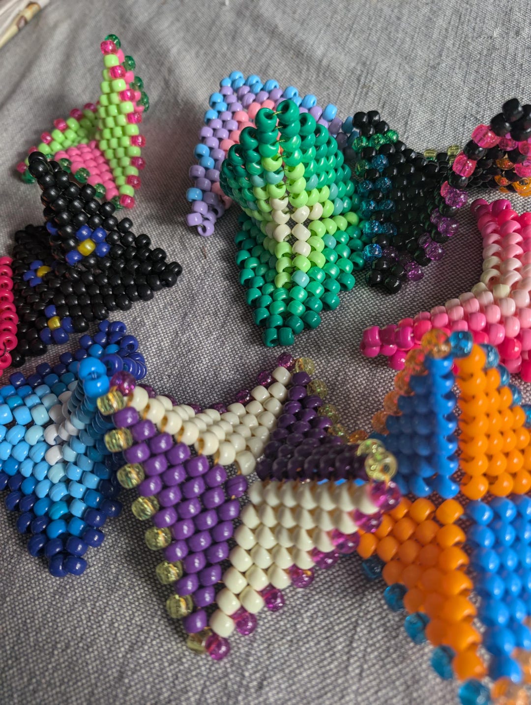 Warped Square Beaded Fidget Toy - Etsy