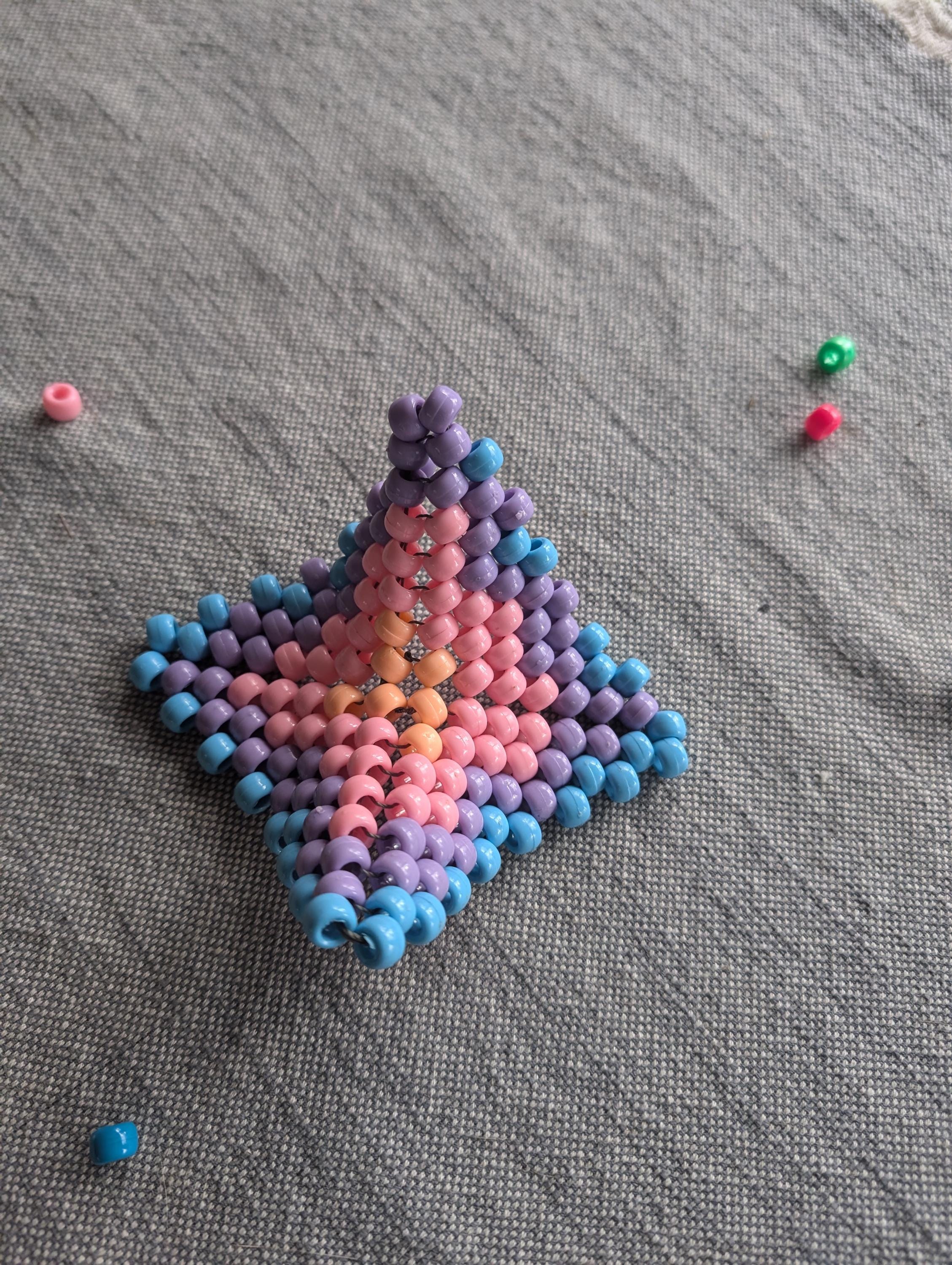 Warped Square Beaded Fidget Toy - Etsy