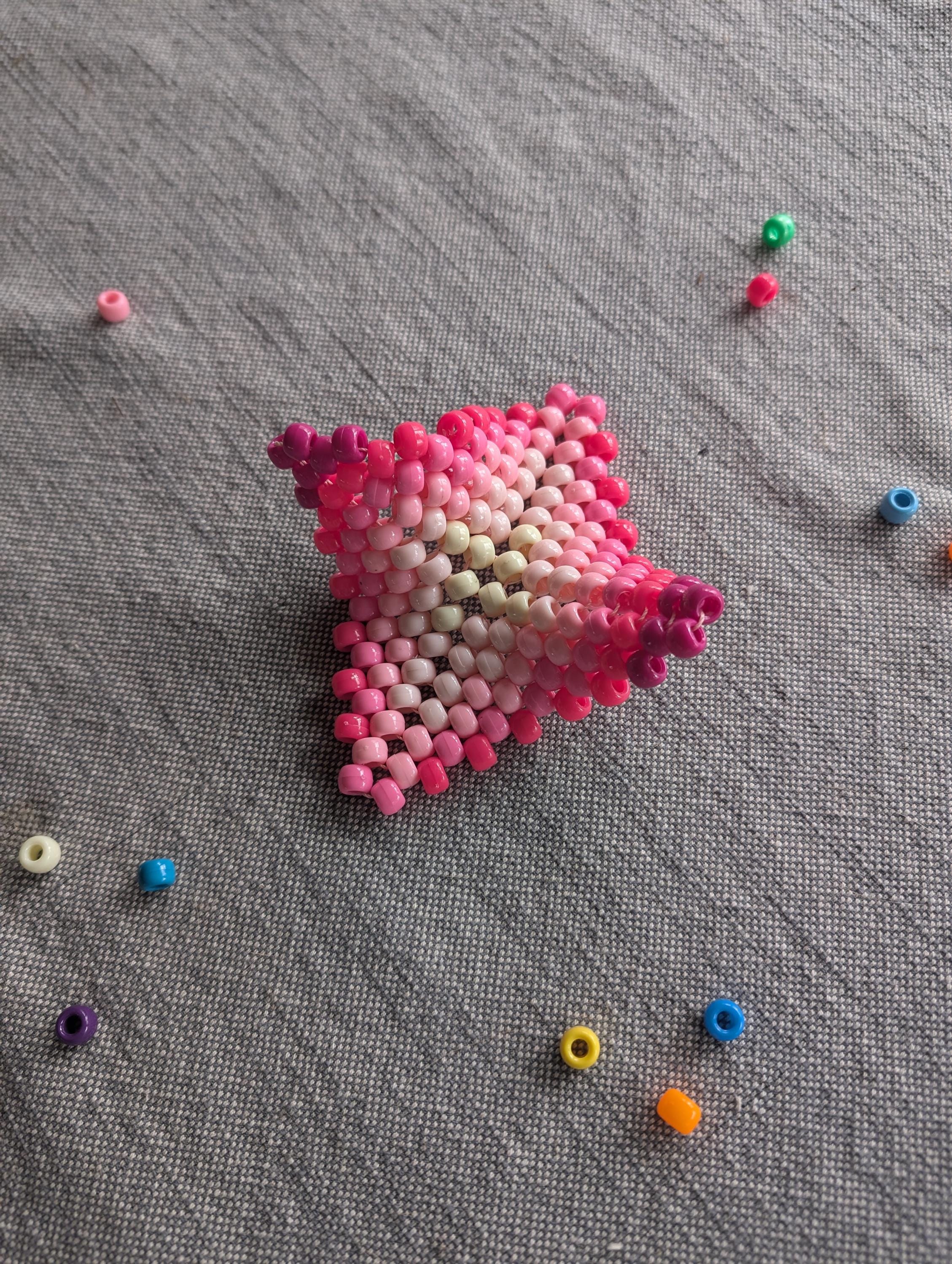 Warped Square Beaded Fidget Toy - Etsy