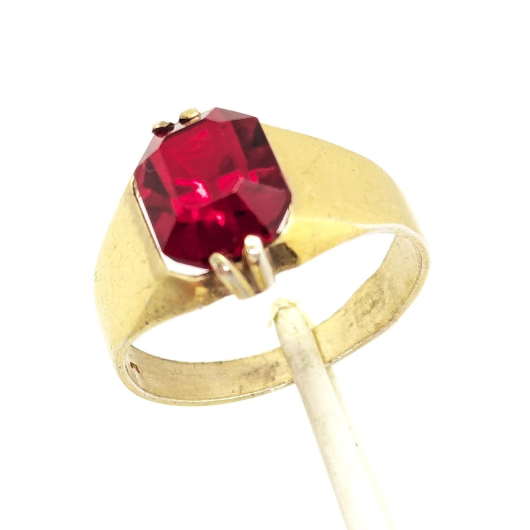 Vintage Luxury Soviet RING Silver 875 Stamp Star USSR -size: 9.25US ...
