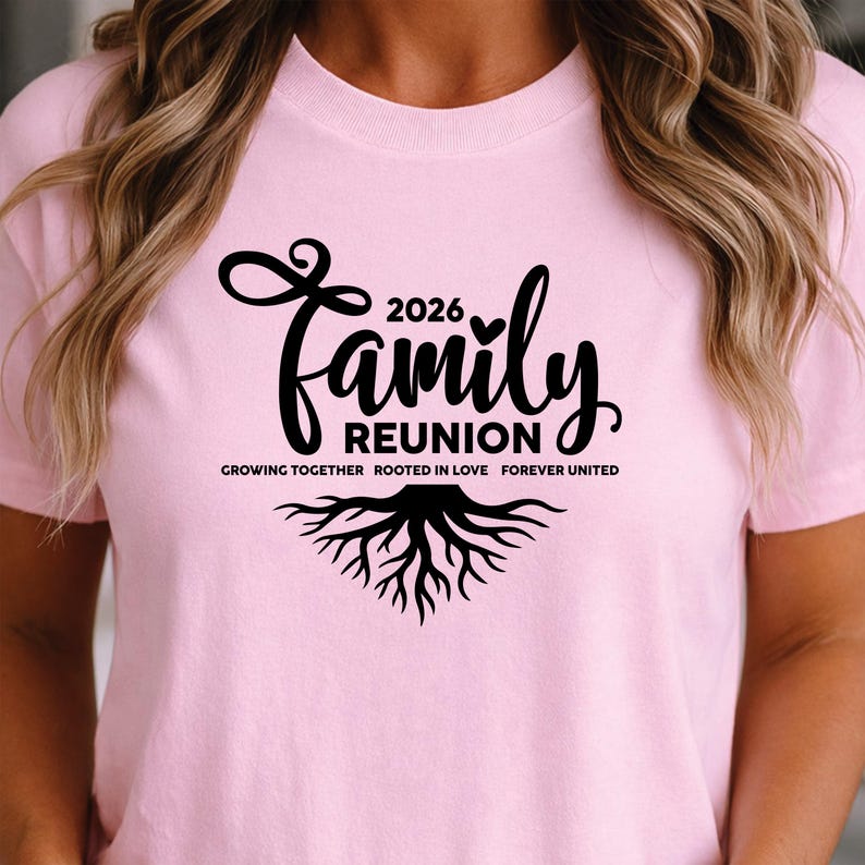 Family Reunion 2026 SVG | Rooted in Love Tree Design (digital Download ...