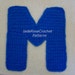 Crochet Letter Patterns M Appliques and 3D Accent Pillows in 5 Sizes ...