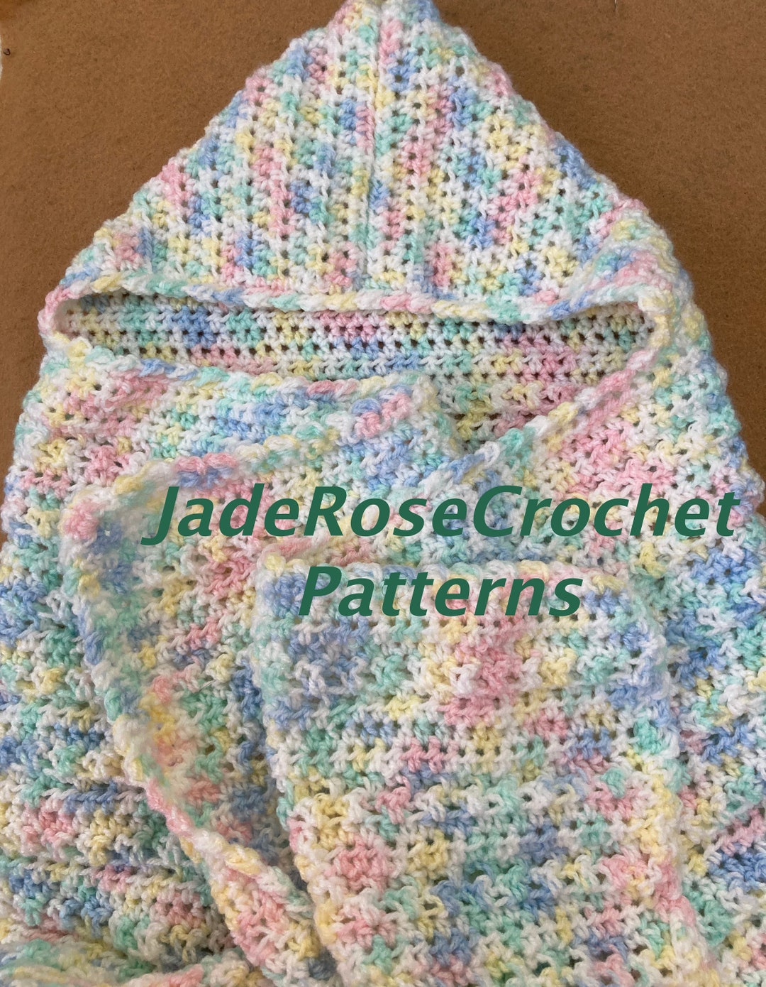 Baby Bunting With Hood, Hooded Baby Wrap Crochet Pattern, Newborn to 6 ...