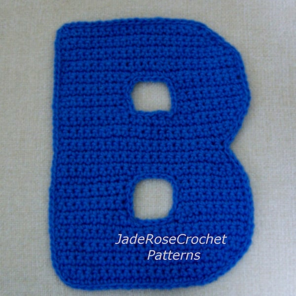 Crochet 3d Letter Pattern - Etsy