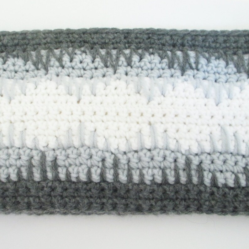 Crochet Scarf Pattern Neutral Colors Crochet Scarf Pattern - Etsy