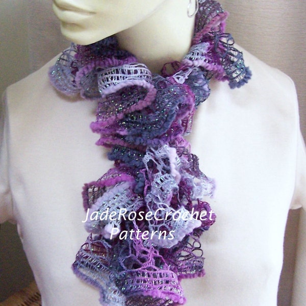 Ruffle Scarf Pattern - Etsy