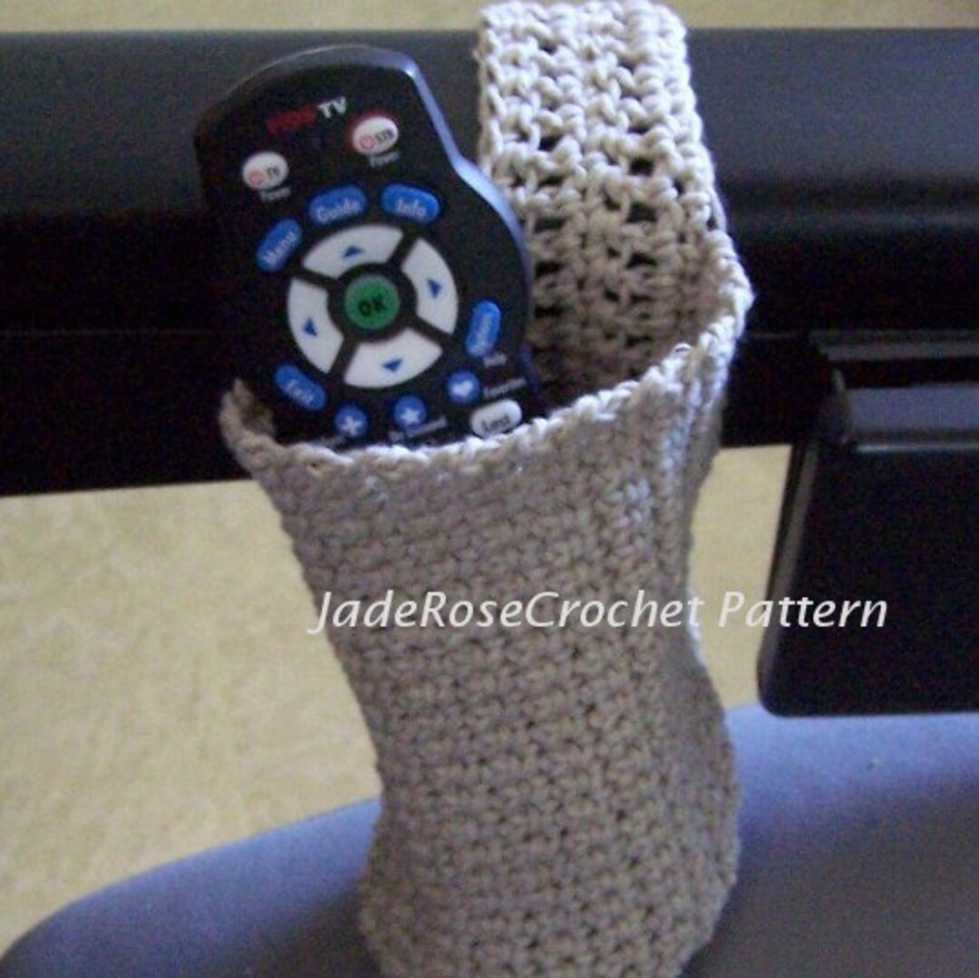 Crochet Caddy for Bottle, Remote Cozy, Walker or Wheelchair Bottle ...