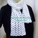 Crochet Scarf Pattern, Open Weave Crochet Scarf Pattern, Frosty Lace ...