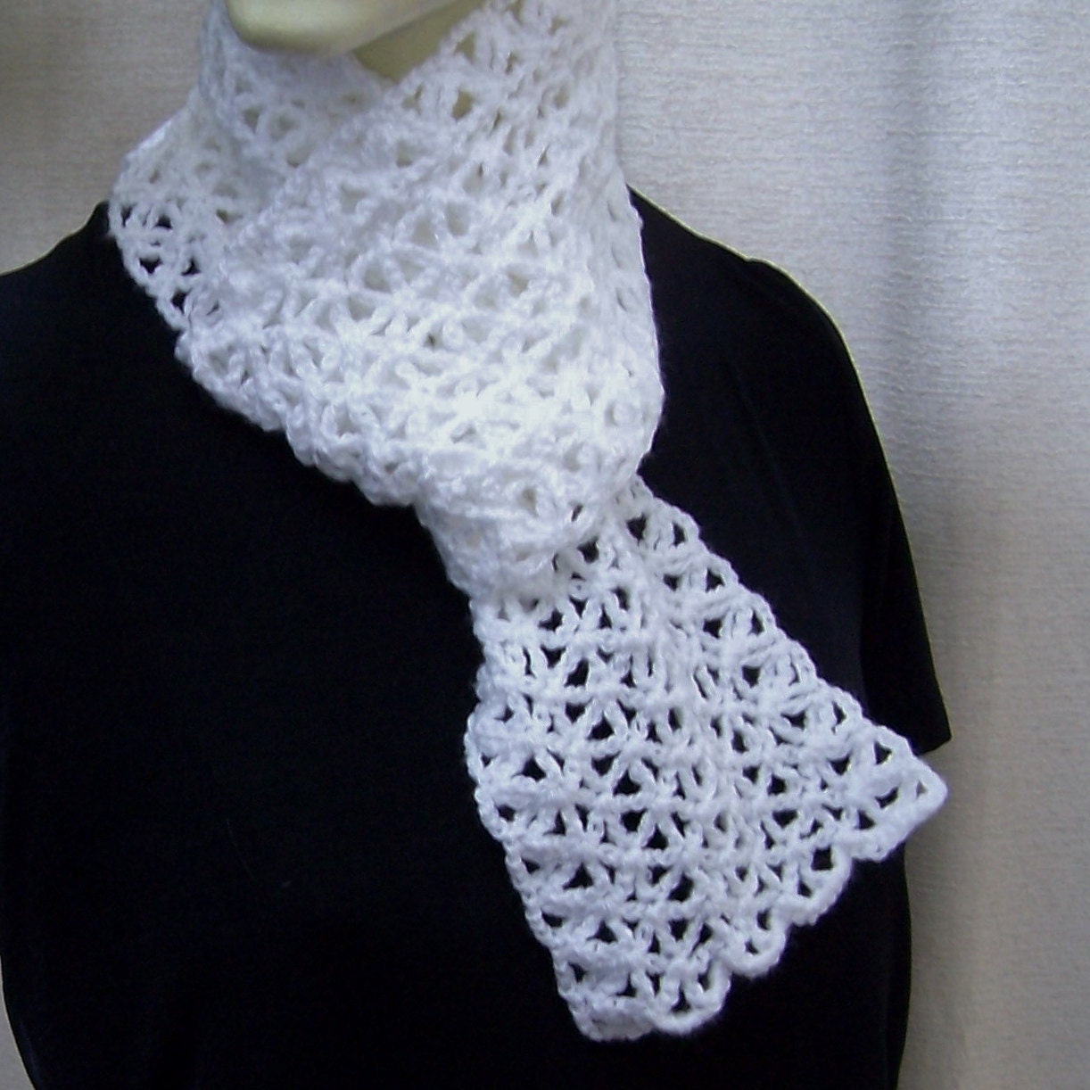 Crochet Scarf Pattern Open Weave Crochet Scarf Pattern - Etsy