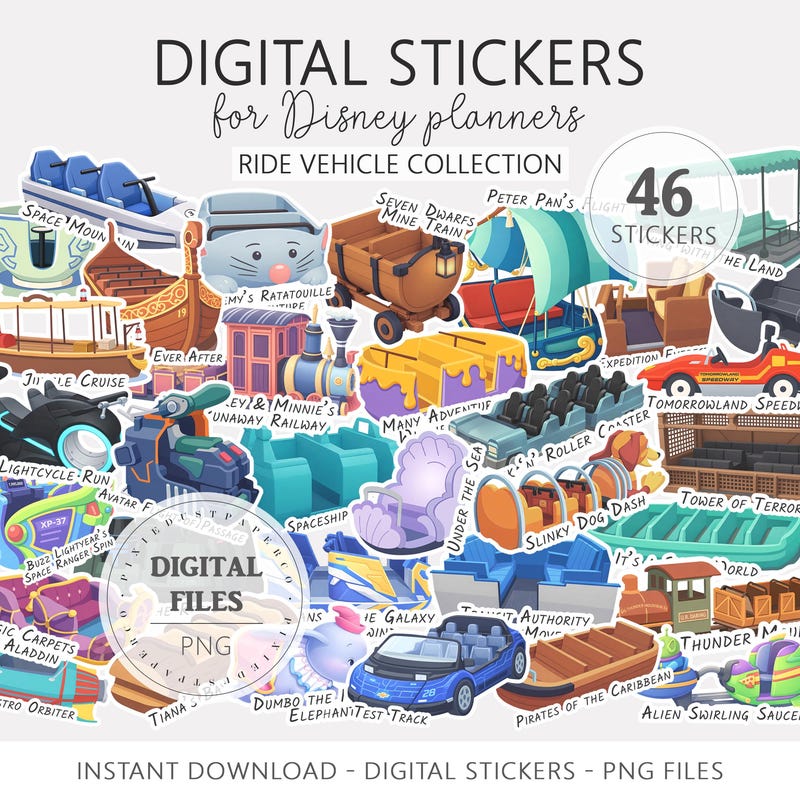 Ride Vehicle Theme Park - Etsy