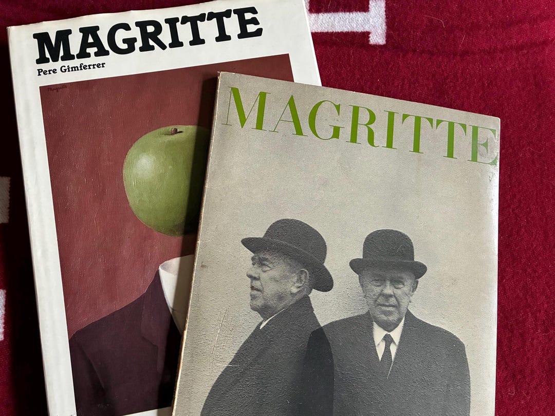 Magritte Art Book Set of 2 - Etsy
