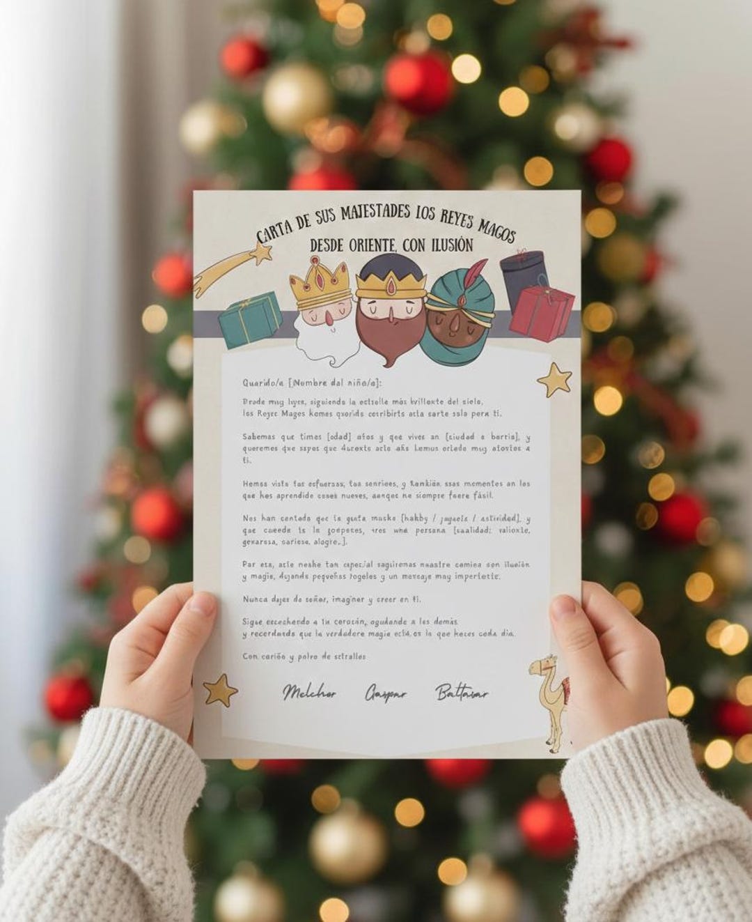 Personalized Letter From the Three Wise Men | Child's Name | Printable ...