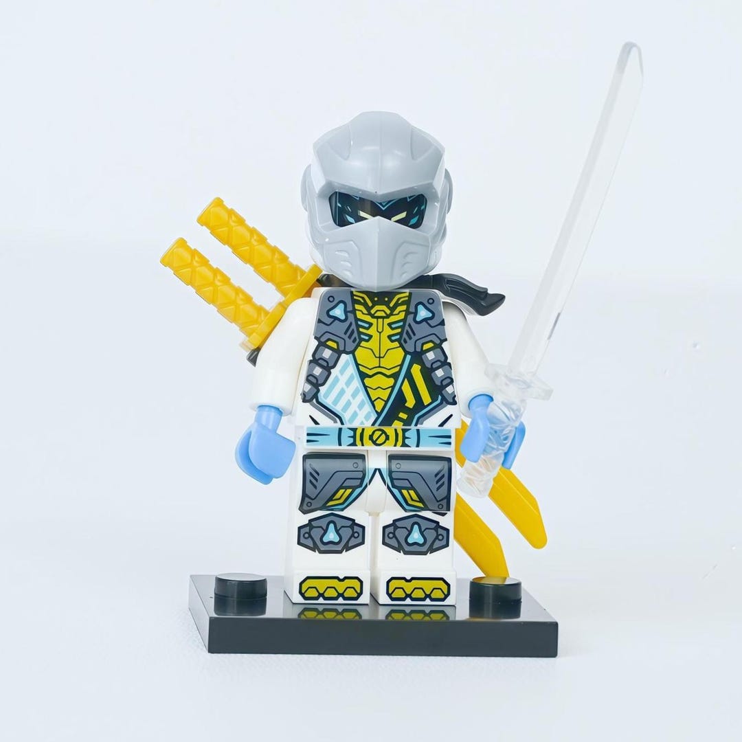 Ninjago Zane: Masters of Elements Building Block Figure - Etsy