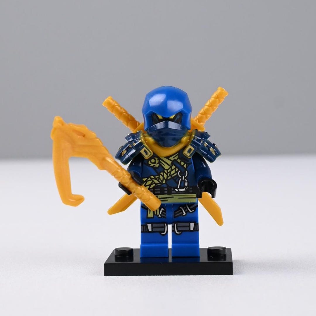 Ninjago Jay Minifigure Season 18 | Lightning Master | Electric Crystal ...