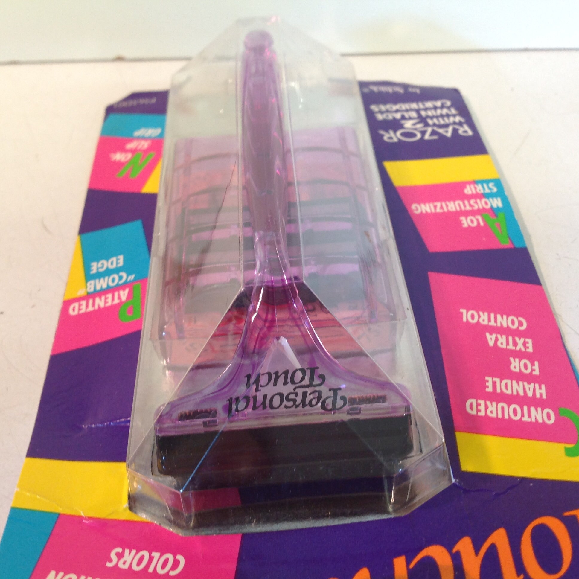 Vintage 1990 NOS Schick Personal Touch Razor System Purple Women's 2 ...