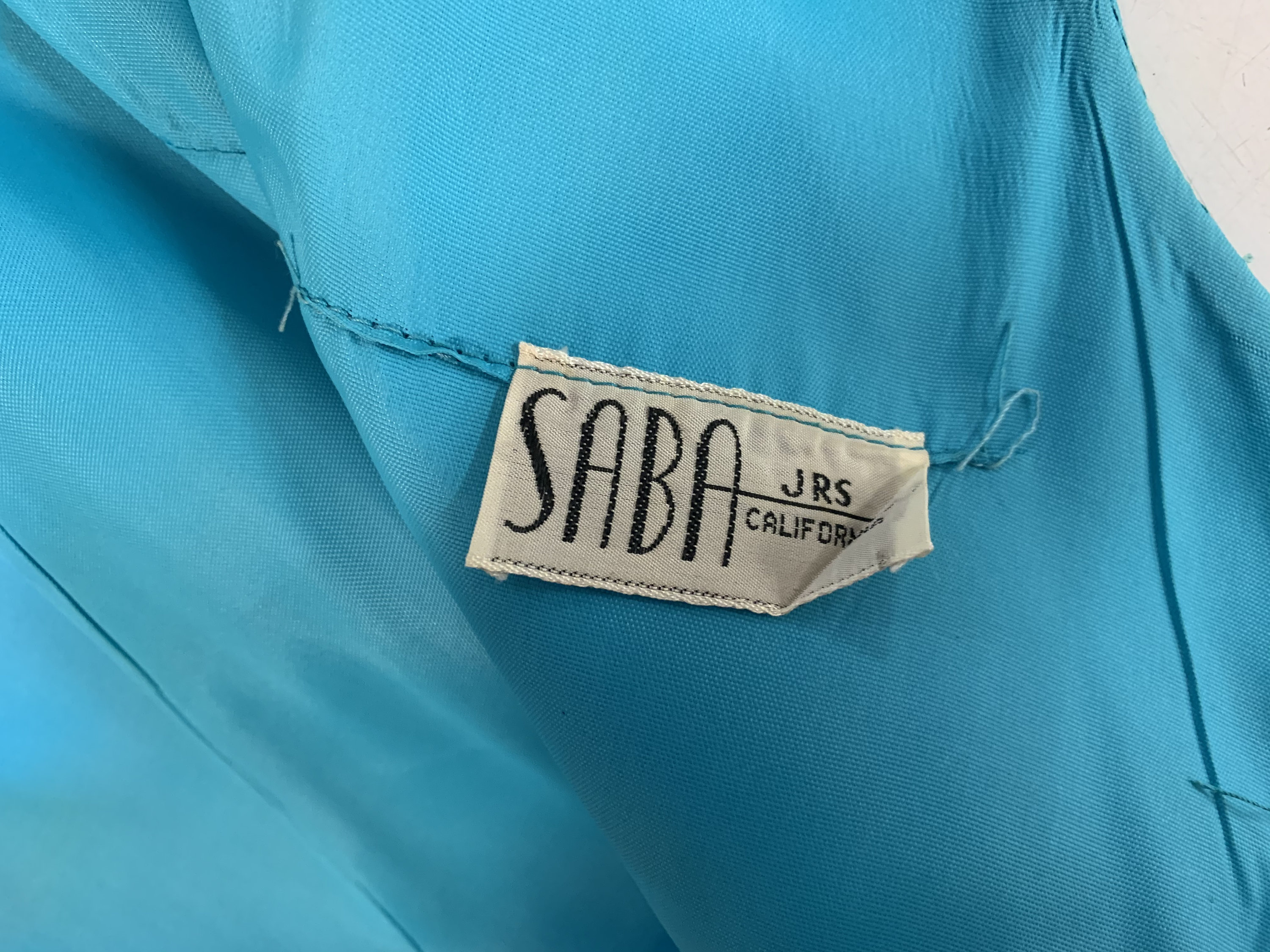 Vintage Early 1970's SABA Jrs of California Floor Length Dress Yarn ...