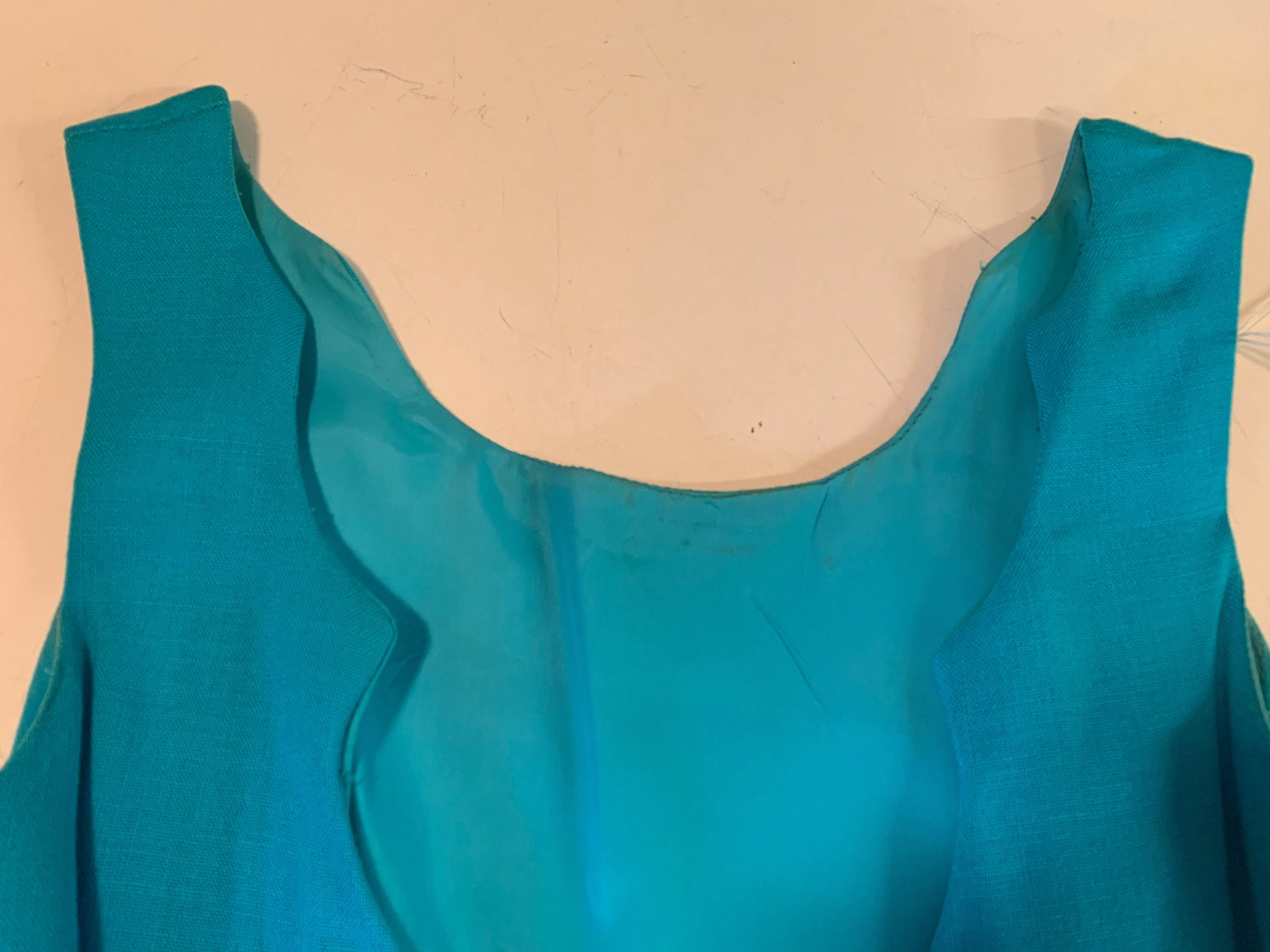 Vintage Early 1970's SABA Jrs of California Floor Length Dress Yarn ...