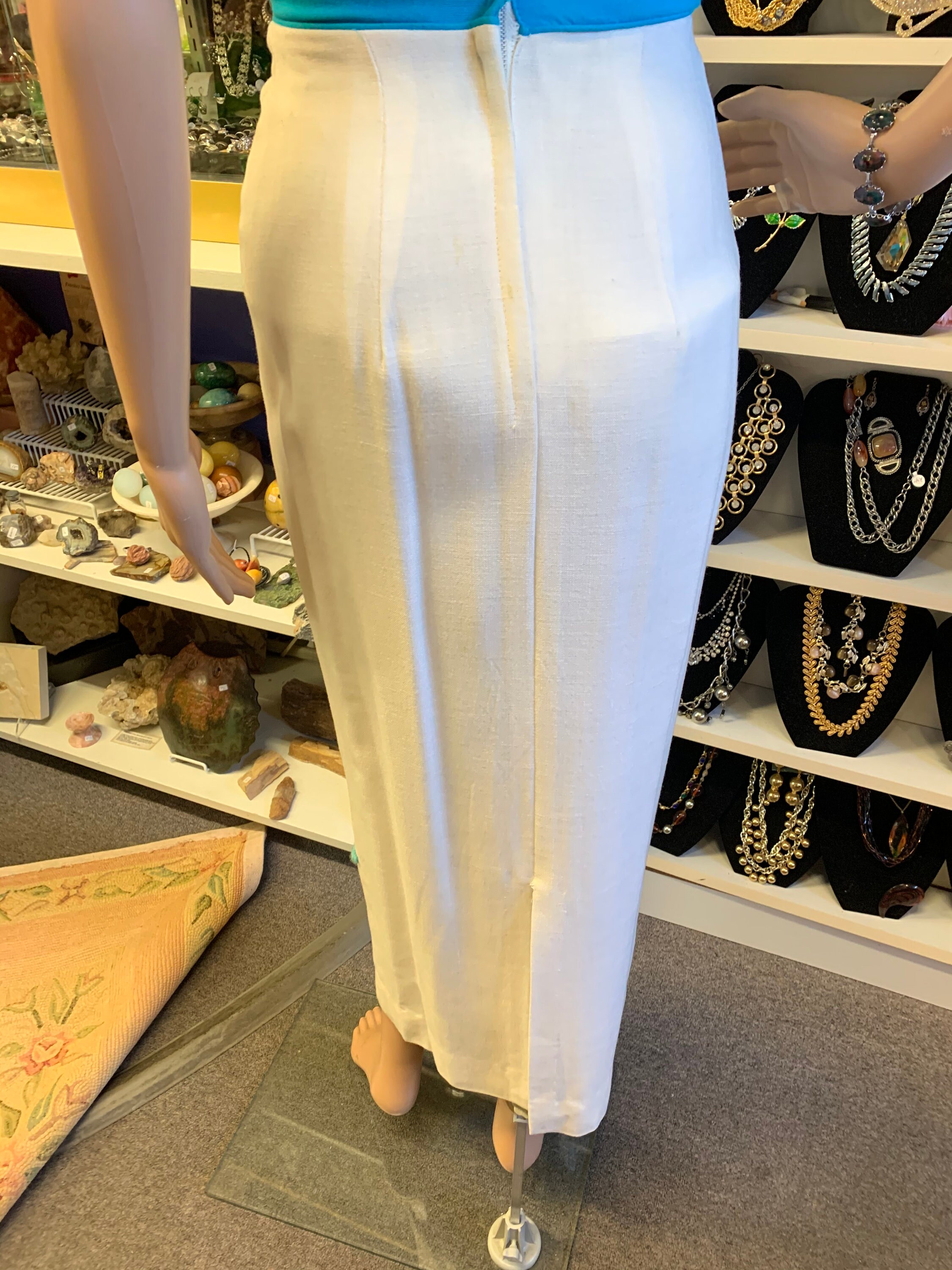 Vintage Early 1970's SABA Jrs of California Floor Length Dress Yarn ...