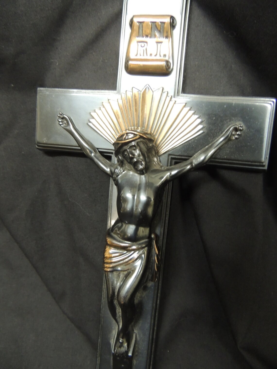 Vintage Antique Metal Coffin Cross Crucifix Funeral Religious - Etsy