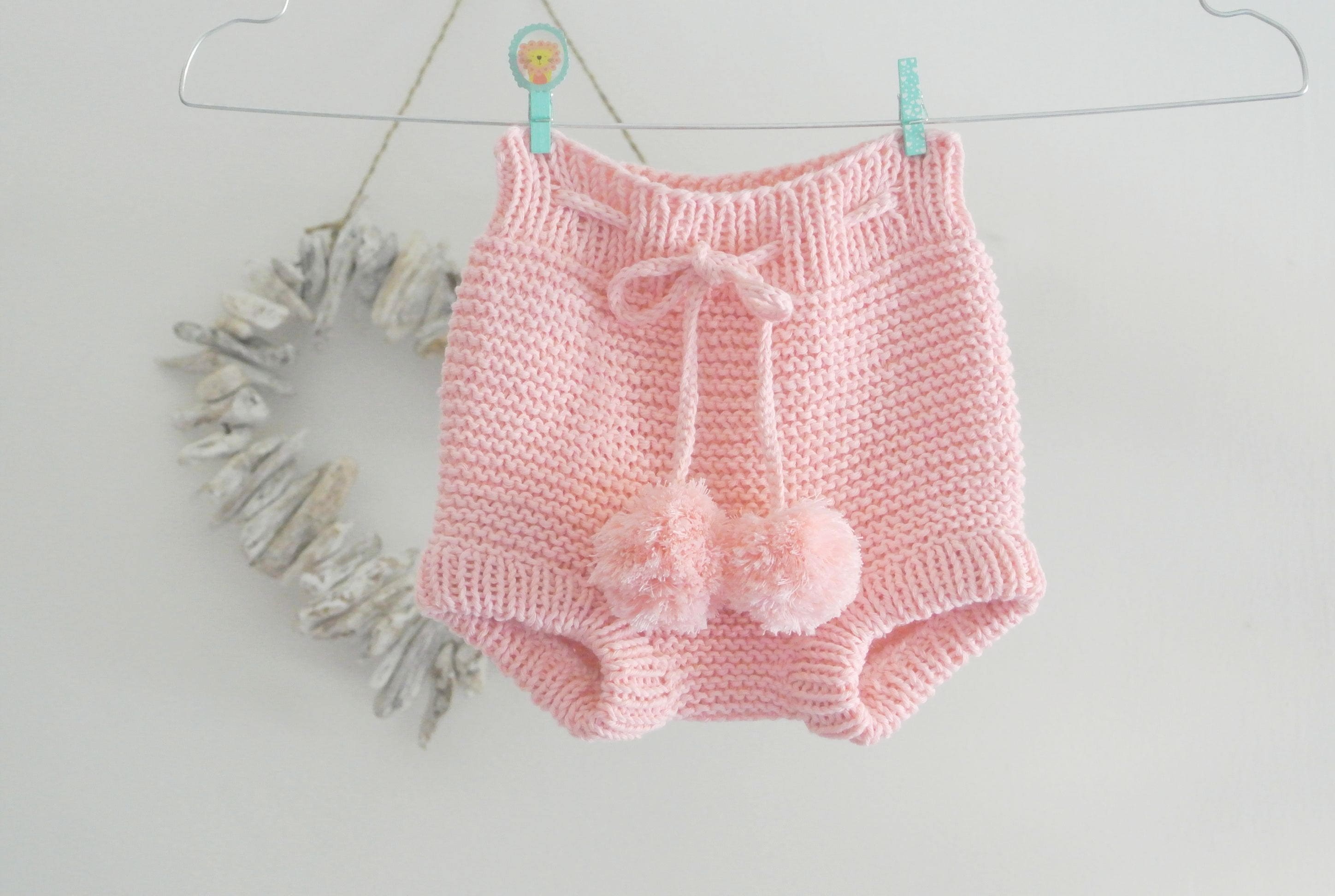 ENGLISH KNITTING PATTERN Cute Baby Bloomers Pattern for | Etsy