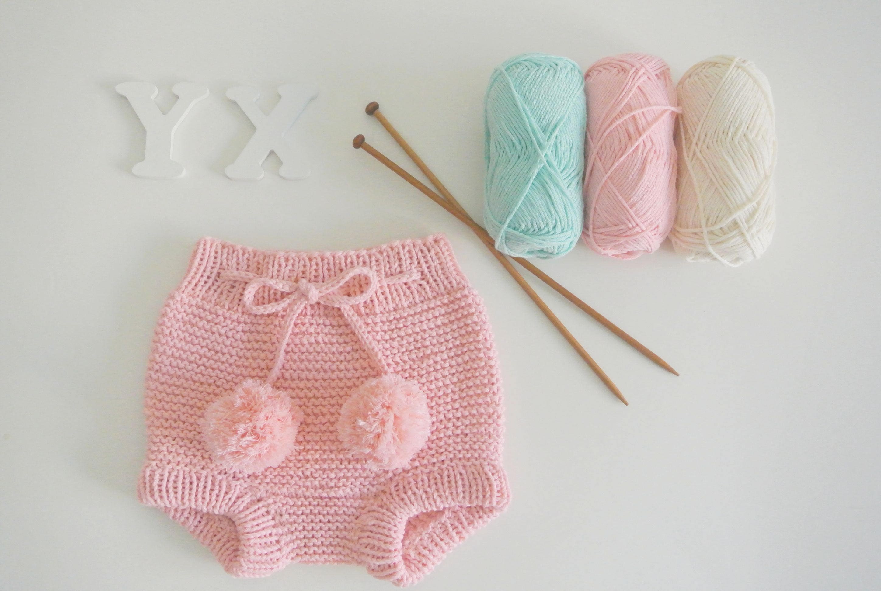 ENGLISH KNITTING PATTERN Cute Baby Bloomers Pattern for | Etsy