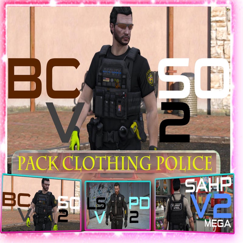 Fivem polizei clothing pack - Etsy.de