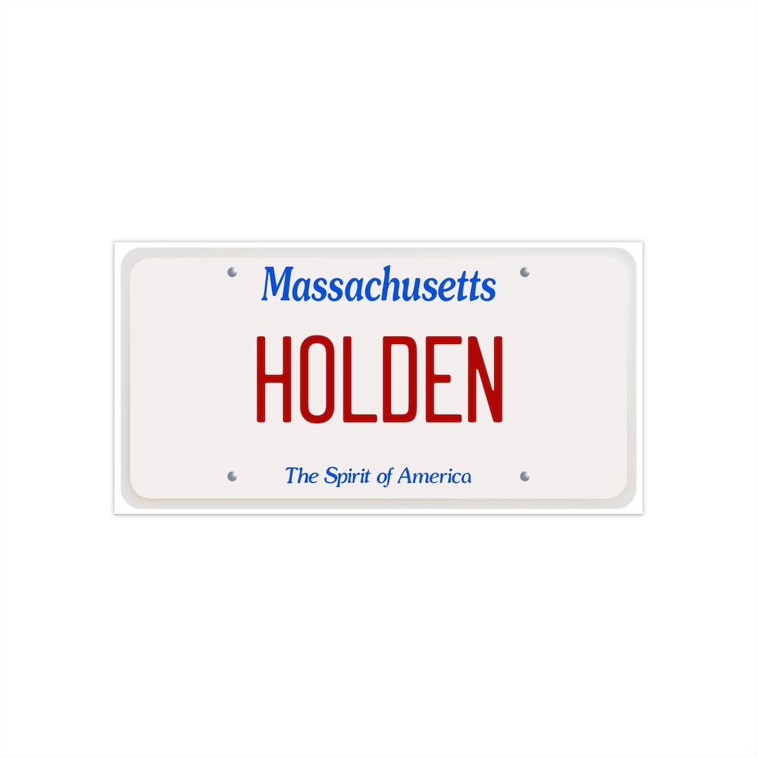 Holden, MA 01520 License Plate Sticker | Massachusetts Local Bumper ...