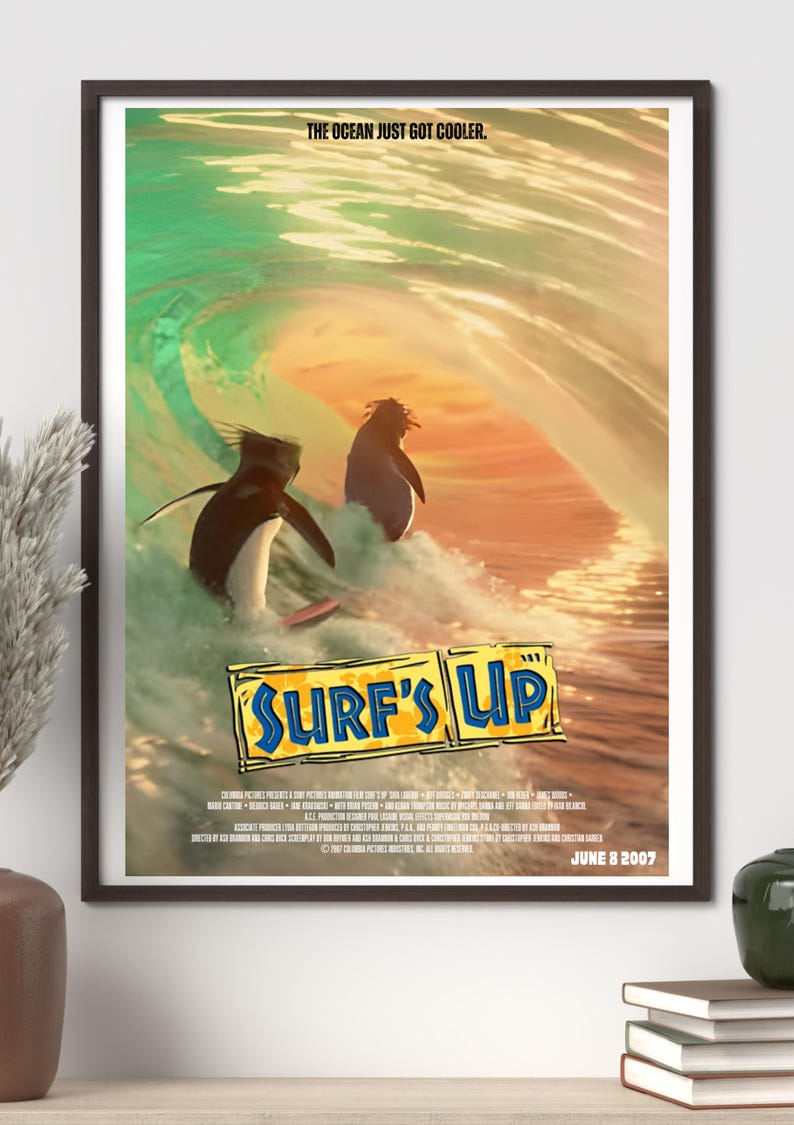 Surf's up Movie Poster, High Resolution Digital Download - Etsy