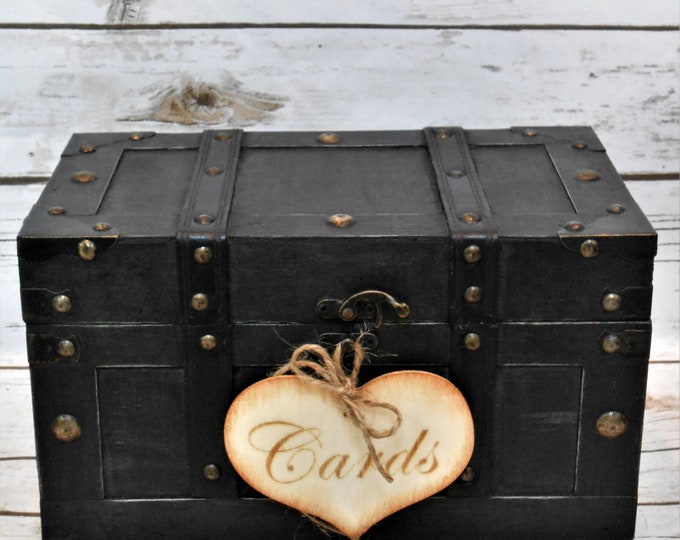 Wedding Card Box / Wedding Card Trunk / Rustic Wedding - Etsy