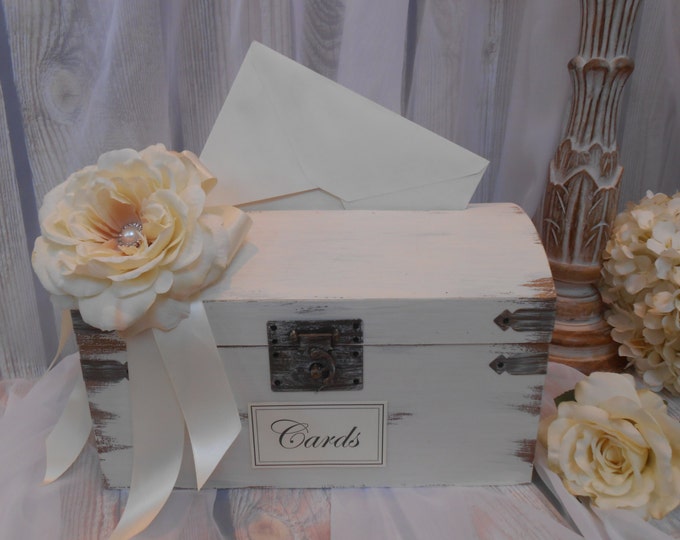 Slotted Wedding Card Box / Elegant Wedding Card Trunk / - Etsy
