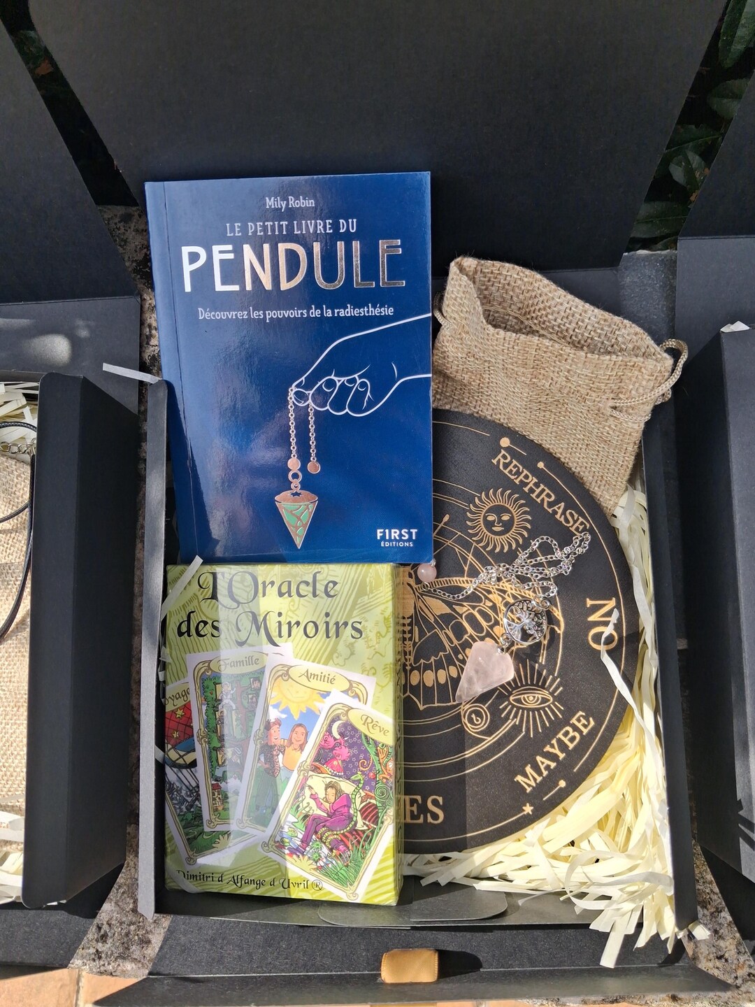 Discovery Box of Divinatory Pendulum and Oracle of Mirrors. - Etsy