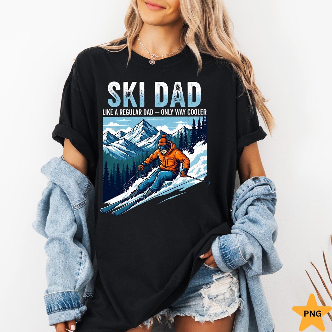 Ski Dad PNG, Winter Sports, Funny Dad Design (digital Download) - Etsy