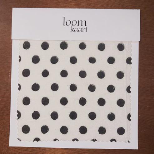 Handmade Polka Dot Block Print Cotton Fabric, Sewing Quilting - Etsy