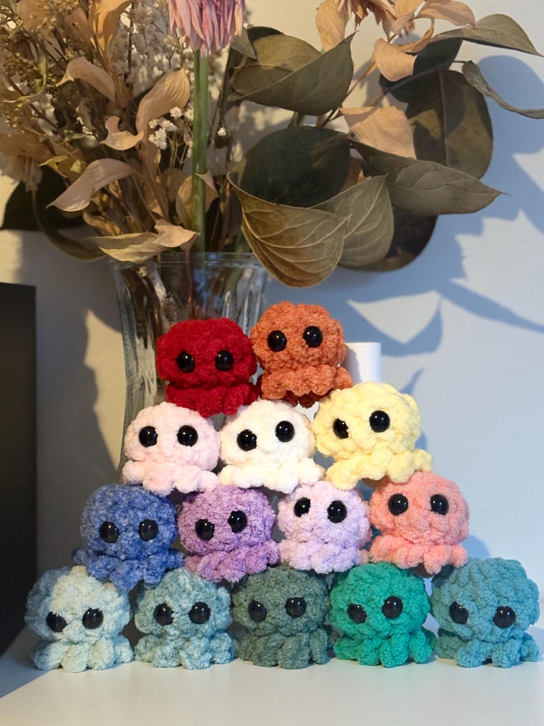 Small Crocheted Octopus - A Comforting Handmade Companion - Etsy