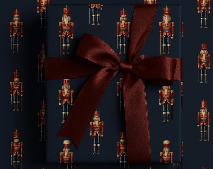 Watercolor Nutcracker Wrapping Paper, Nutcracker Designs, Nutcracker ...