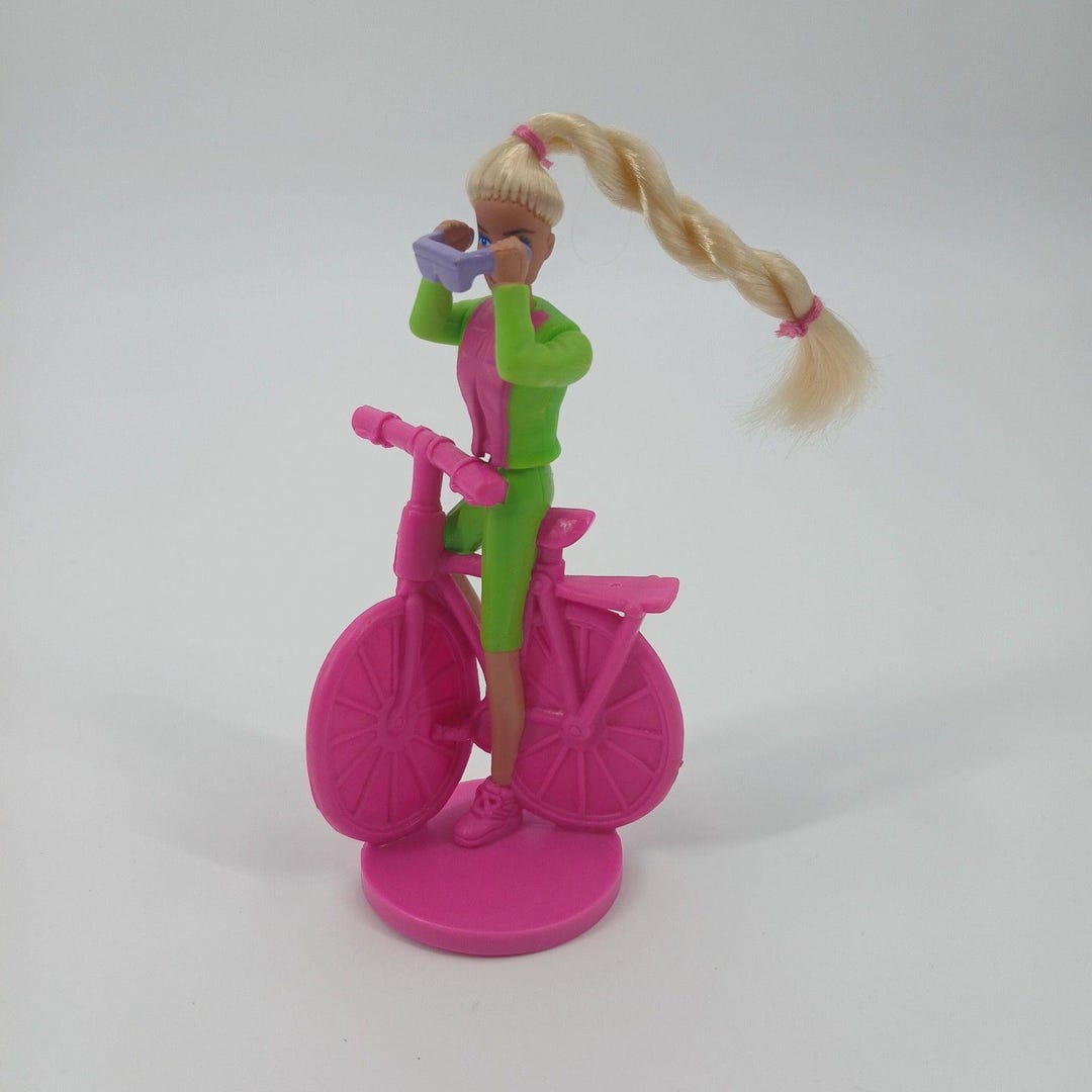 Vintage 1994 Mcdonald's Mattel Bicycle Barbie Happy Meal Toy - Etsy