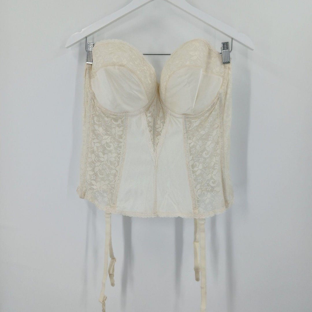 Vintage Carnival Boned Corset Shaper Womens 42C Ivory - Etsy
