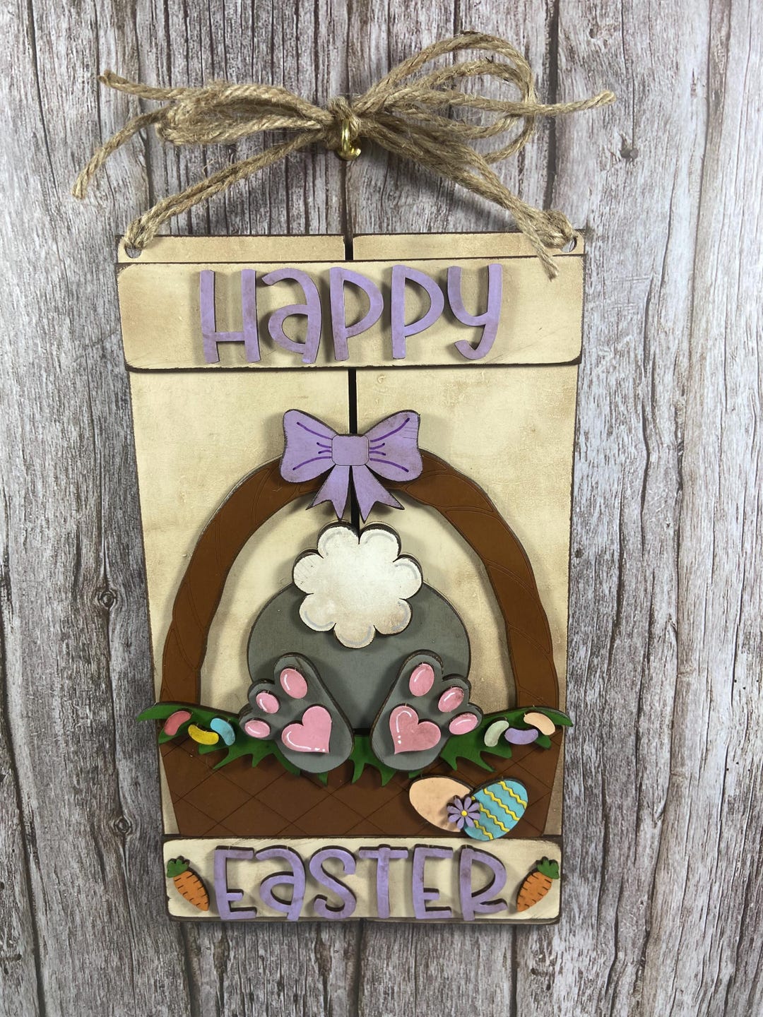 Happy Easter Pallet Sign-diy - Etsy
