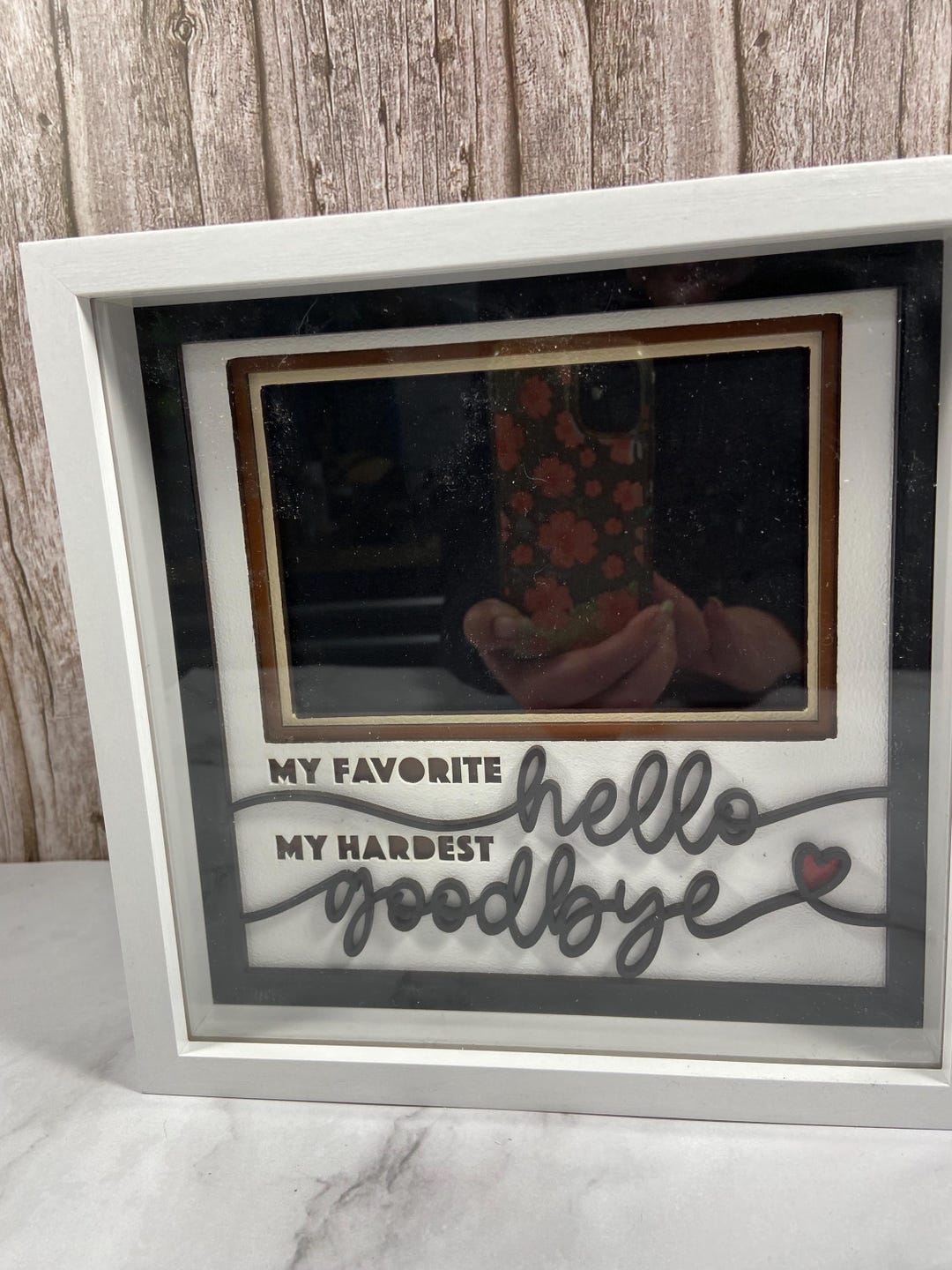 Favorite Hello/hardest Goodbye Frame-diy - Etsy