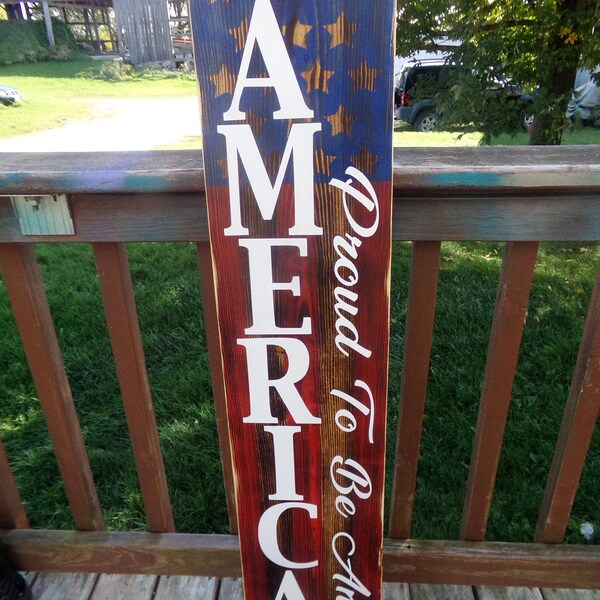 Patriotic Porch Sign - Etsy