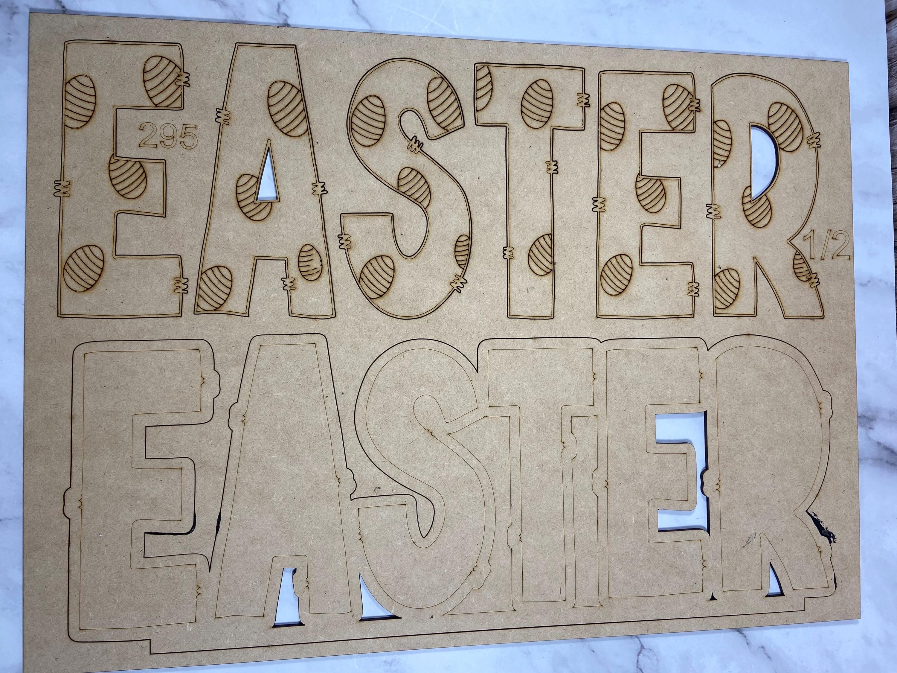 Happy Easter Sign-diy - Etsy