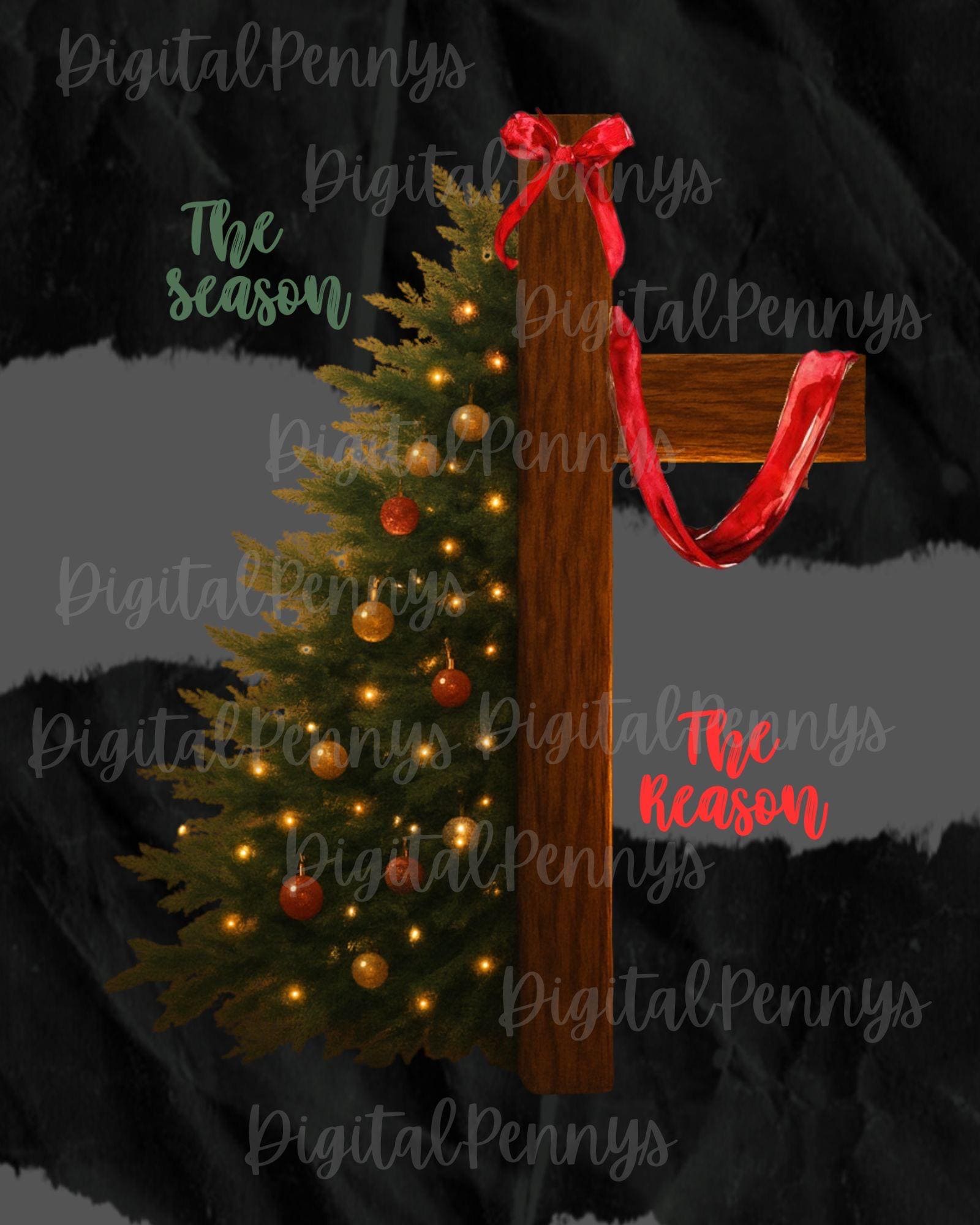 The Season the Reason - PNG - Etsy
