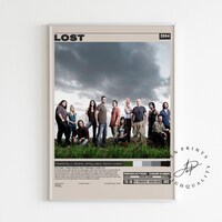 Lost Island Map Poster, Dharma Initiative Print, Lost TV Series Map ...