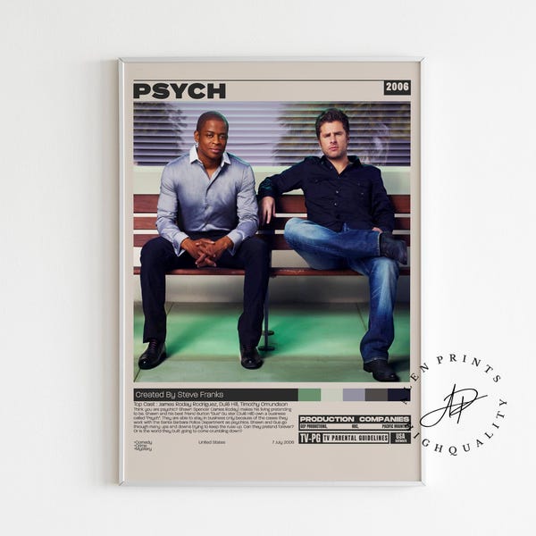 Psych Tv Show - Etsy
