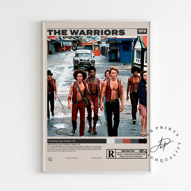 The Warriors Retro Poster - Etsy