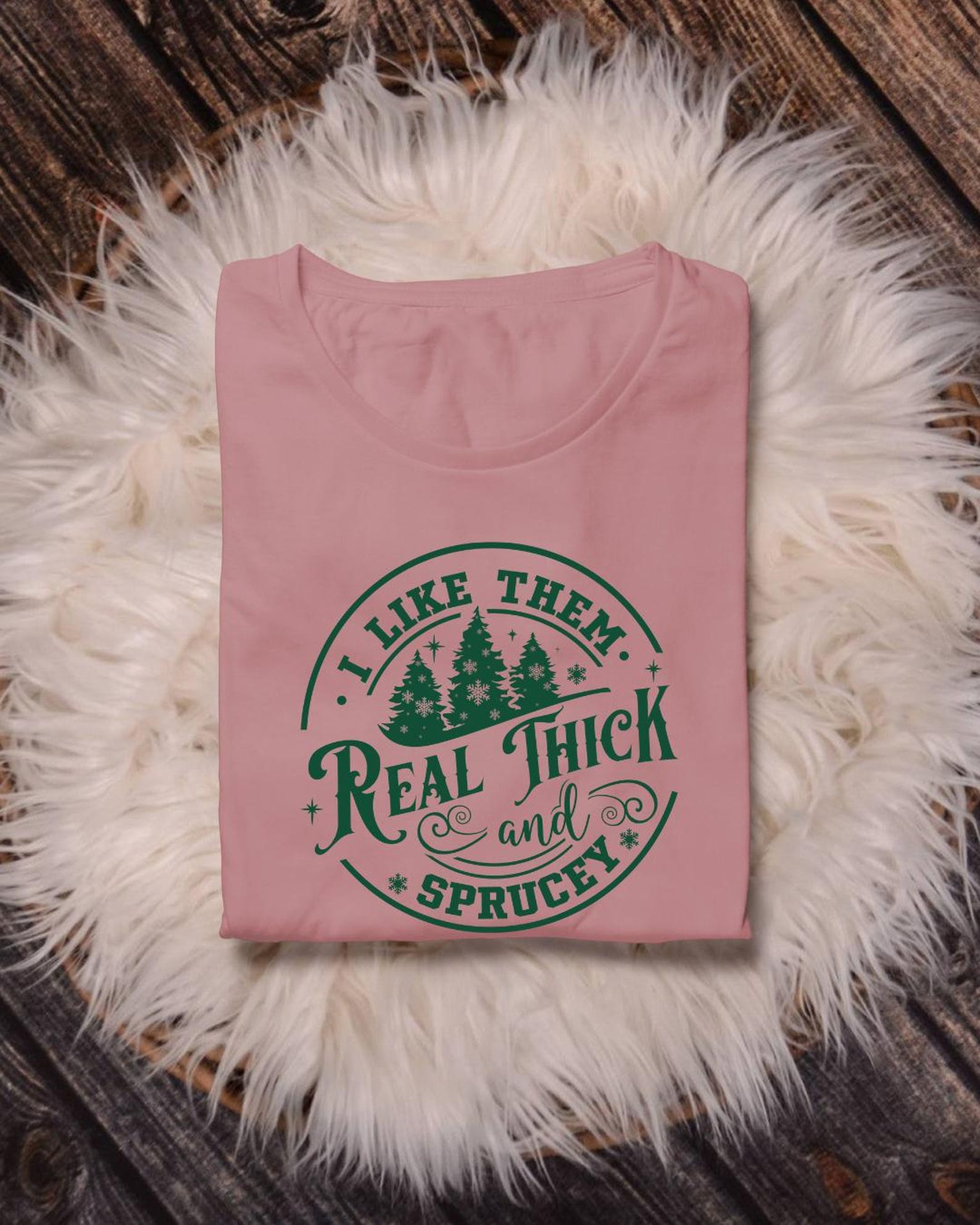 Real Thick and Sprucey Christmas Tree SVG, Funny Holiday Pun (PNG, Cut ...