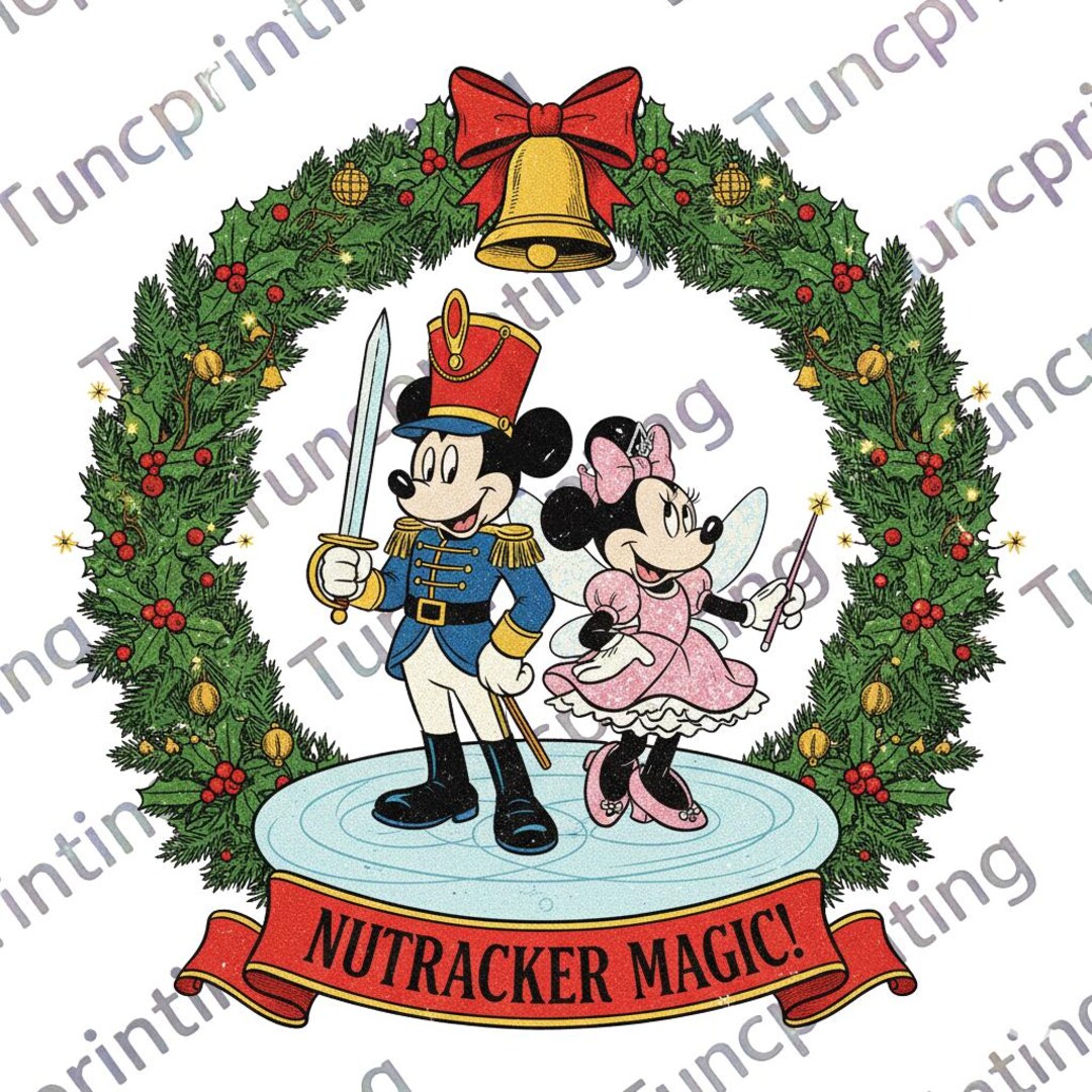 Nutcracker Mickey Mouse, Minnie Mouse PNG SVG, Family Christmas (cricut ...