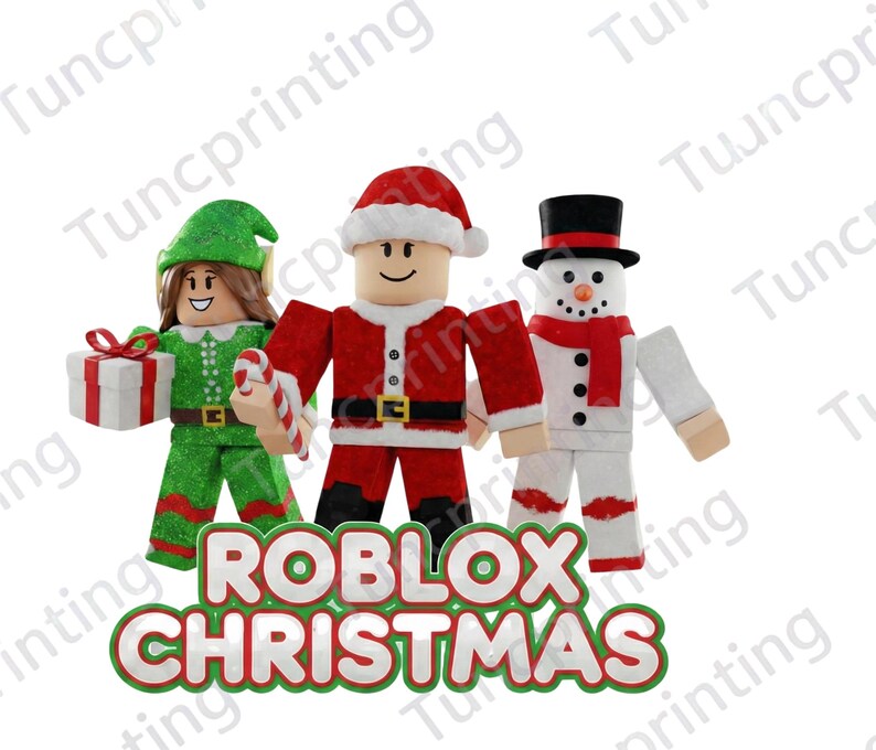 Roblox Christmas PNG Images (digital Download) - Etsy